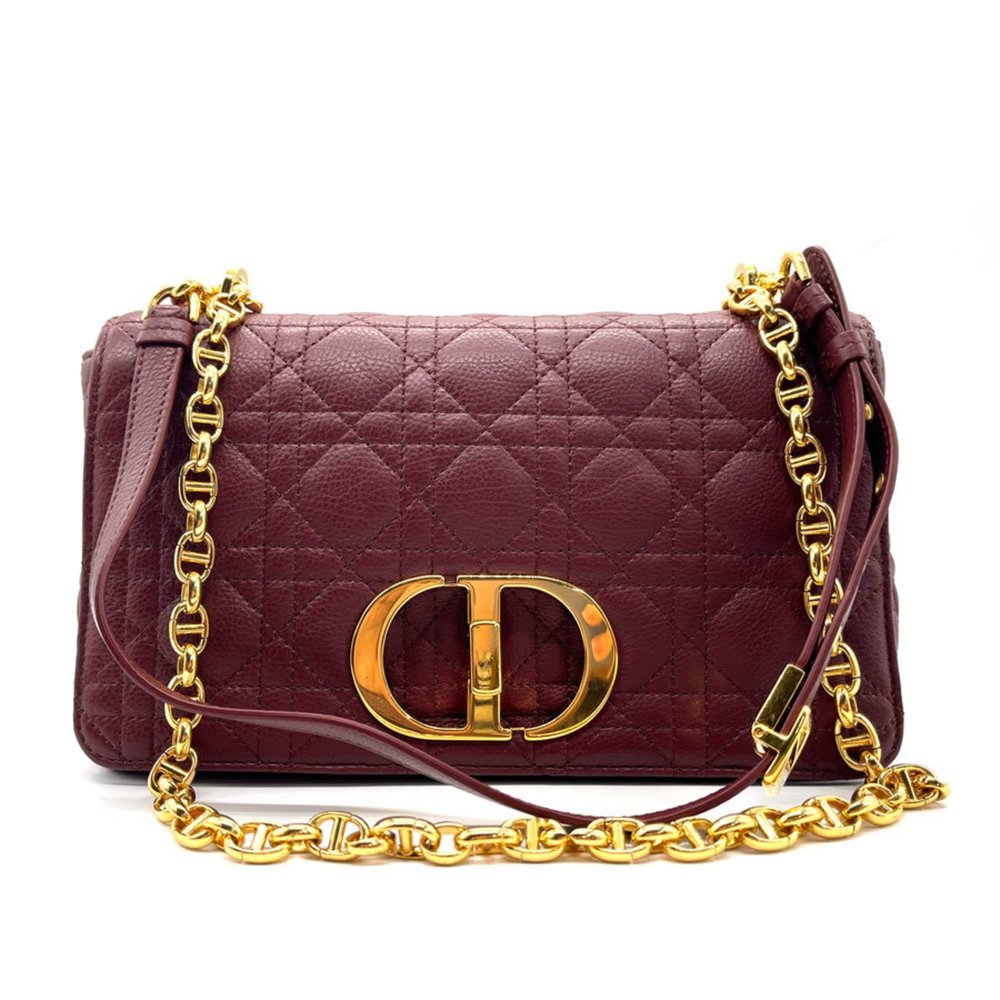 Christian Dior Crossbody Shoulder Bag Caro Leather Bo… - Gem